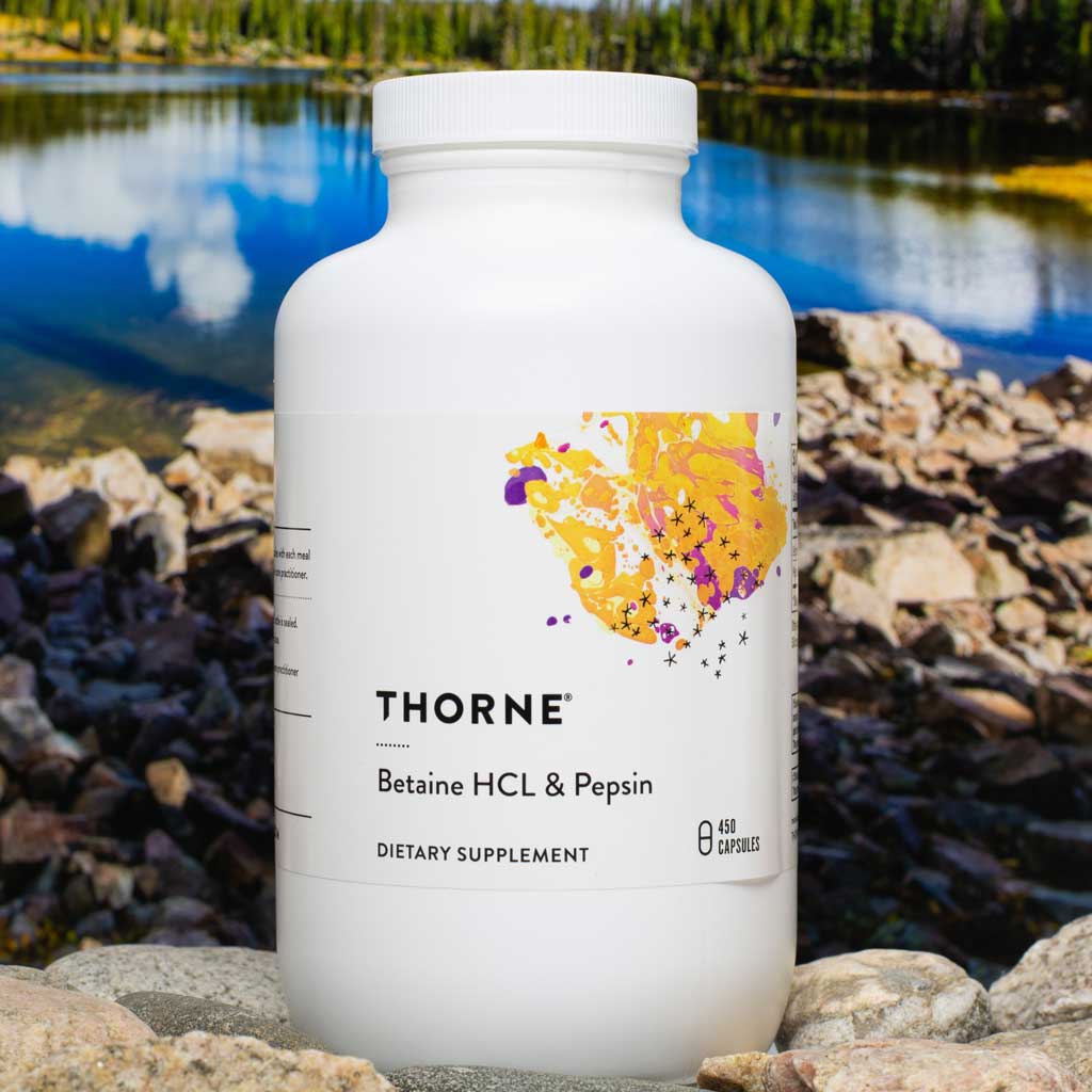 Thorne Betaine HCl & Pepsin | Digestive Support Supplement - The ...