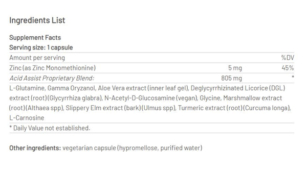 Acid Assist - The Natural Athletes Clinic